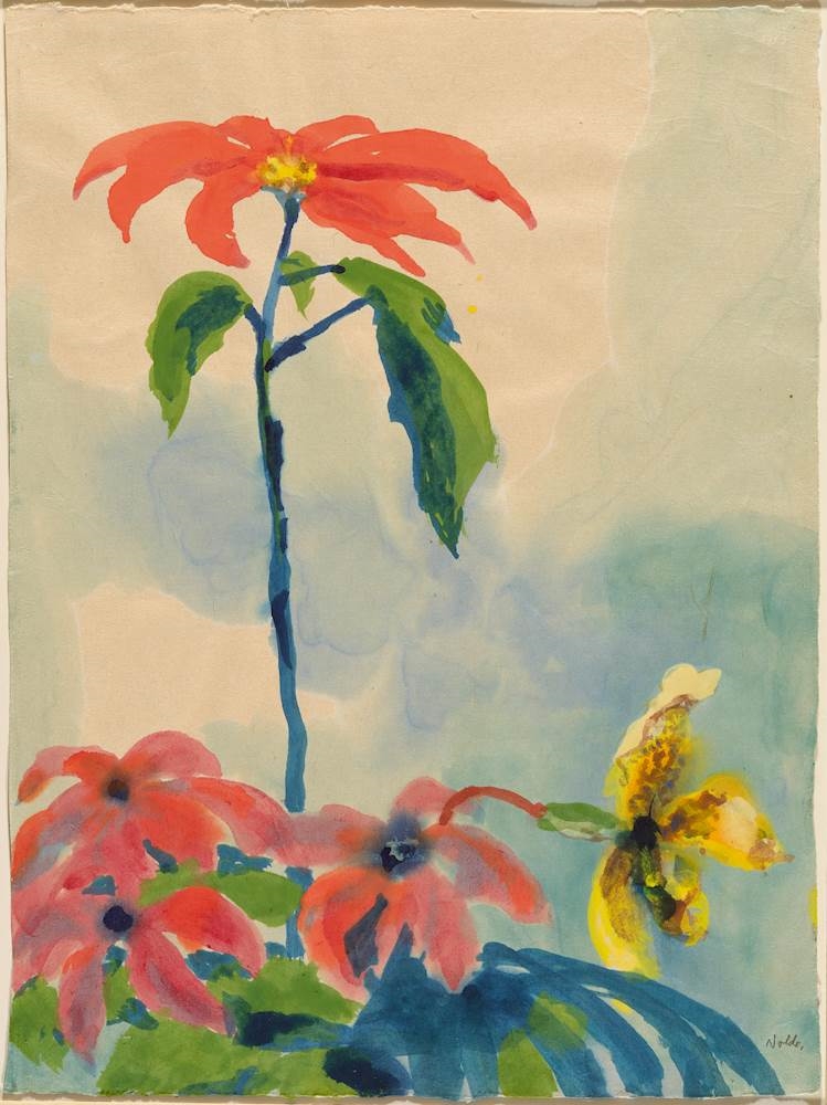 Emil Nolde | BLUMEN STILLEBEN (STILL LIFE WITH FLOWERS) (1950 - 1952 ...
