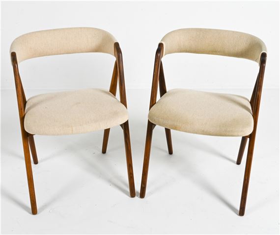 Thomas Harlev | 2) THOMAS HARLEV MODEL 205 TEAK CHAIRS (Circa 1960s ...