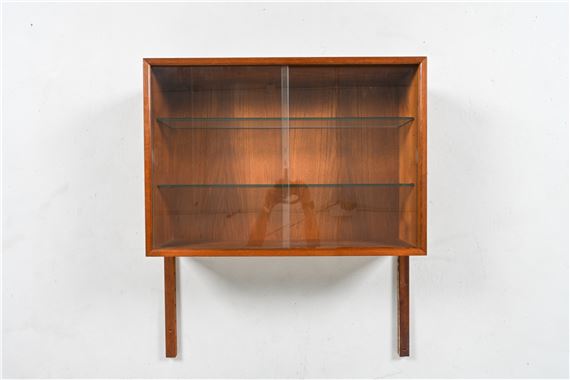 Kai Kristiansen | KAI KRISTIANSEN TEAK & GLASS FLOATING CABINET | MutualArt