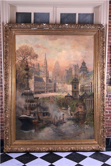 Henri van der Hecht | The most beautiful of Brussels | MutualArt