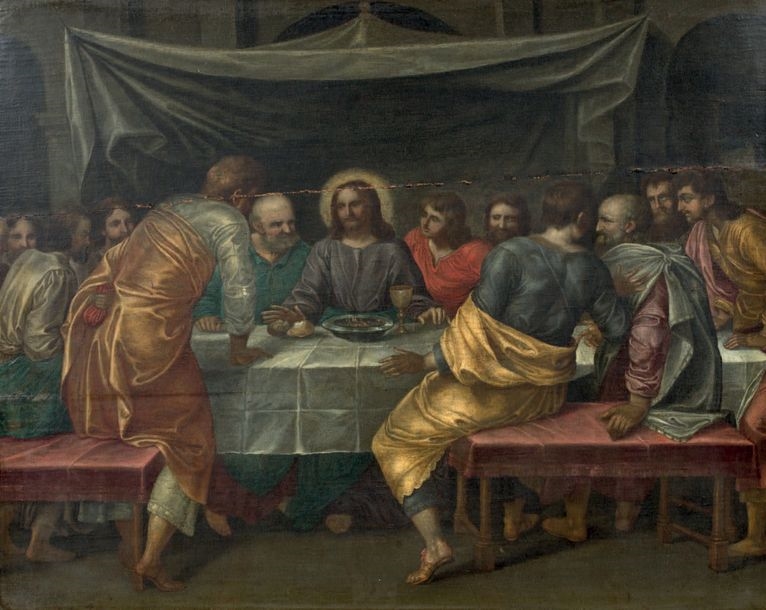 Frans Pourbus the Elder | The Last Supper, oak panel | MutualArt