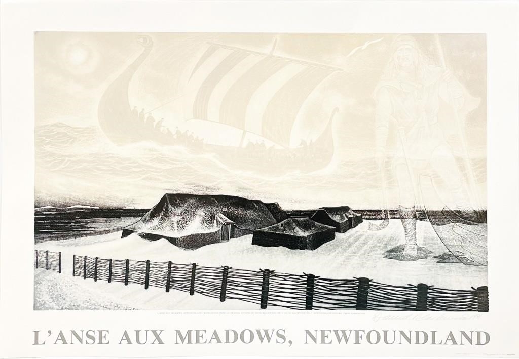 David Blackwood | L'Anse Aux Meadows (1991) | MutualArt