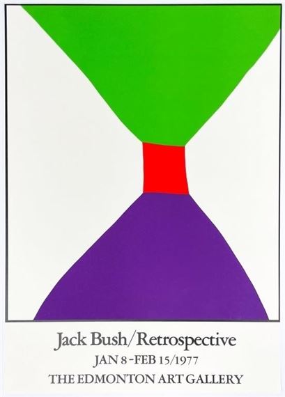 Jack Bush | Jack Bush Exhibition Poster | MutualArt