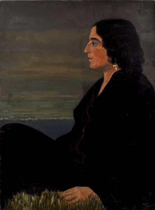 Hanns Herzing | Portrait of Grete (1931) | MutualArt