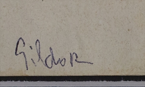 Jacob Gildor | 'Schlafende rote Katze' / 'Sleeping red cat' | MutualArt