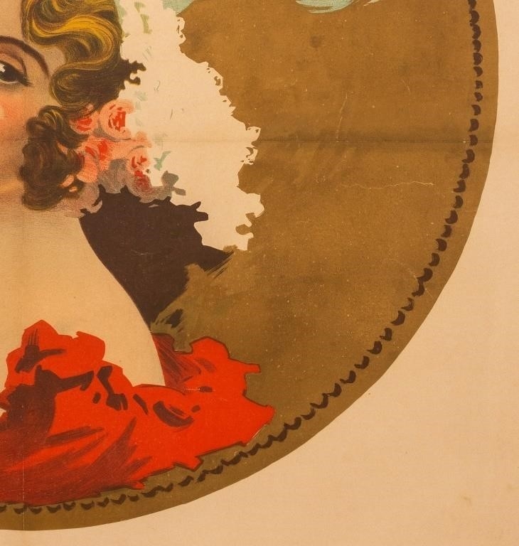 Rene Pean | Rene Pean Mam'Zelle 5 Louis Color Lithograph, 1904 | MutualArt
