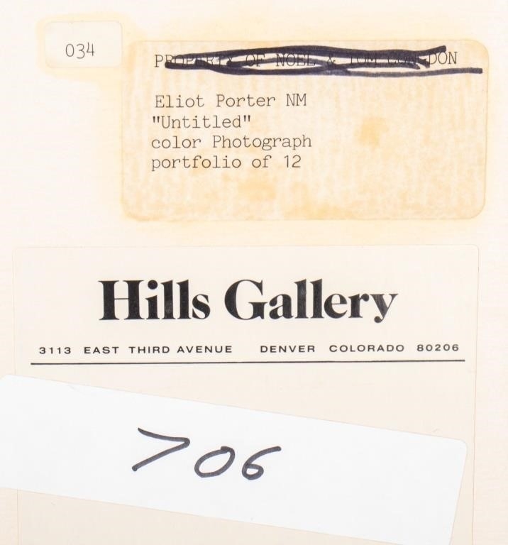 Eliot Porter | Eliot Porter Untitled Color Photograph | MutualArt