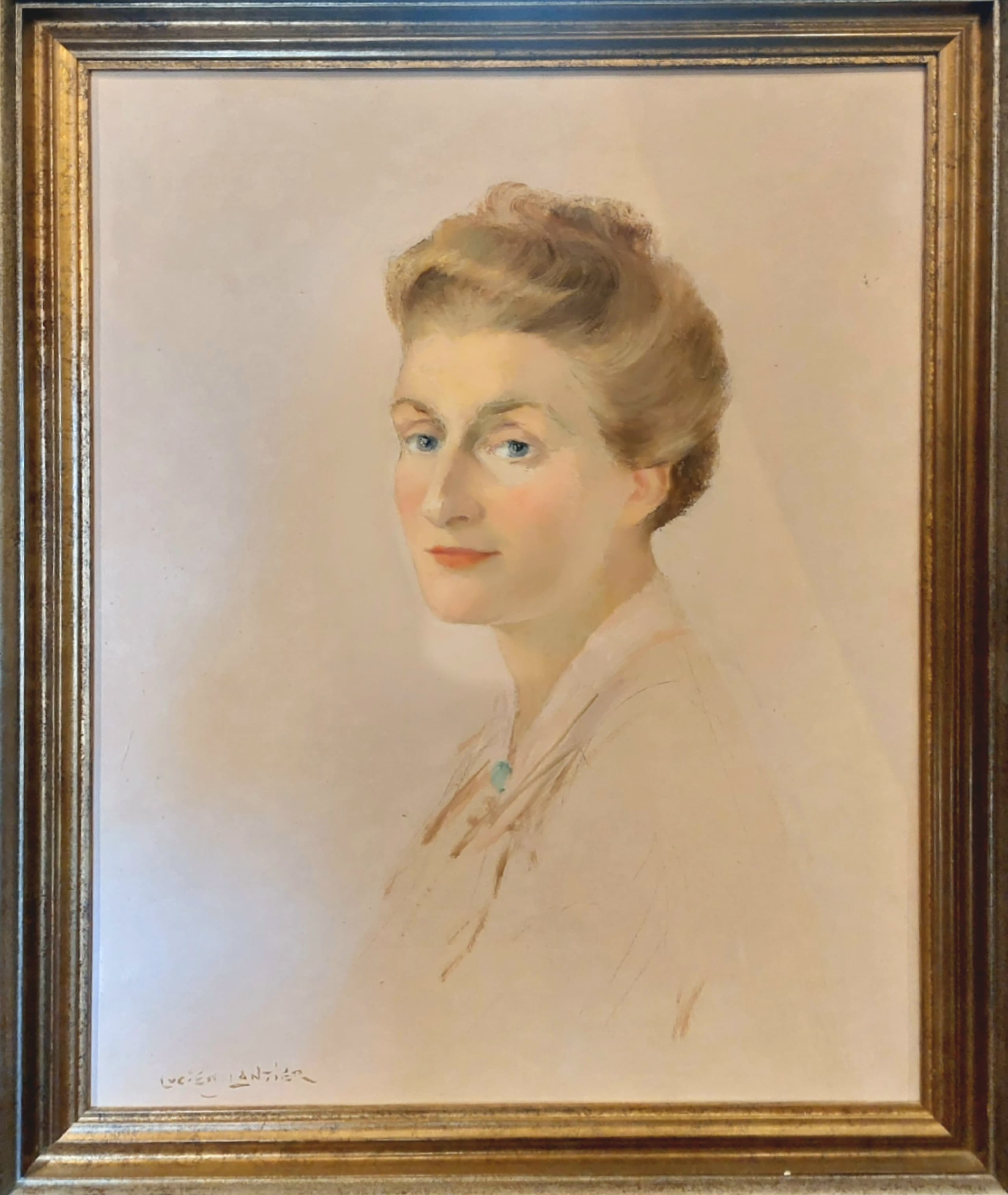 Lucien Lantier | Portrait of a Woman (1889) | MutualArt