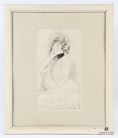 Paul César Helleu | Profile of a Girl | MutualArt