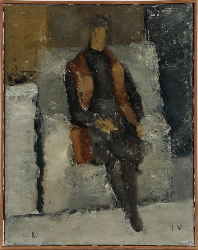 Jeppe Carl Jeppesen Vontillius | Female model sitting in armchair (1981 ...