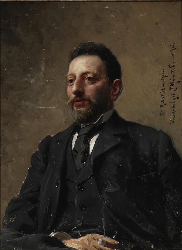 Peder Mork Monsted | A Bedouin Camp at Gerzereh after Sunset (1893 ...