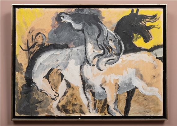 Fay Pearce | Three horses | MutualArt