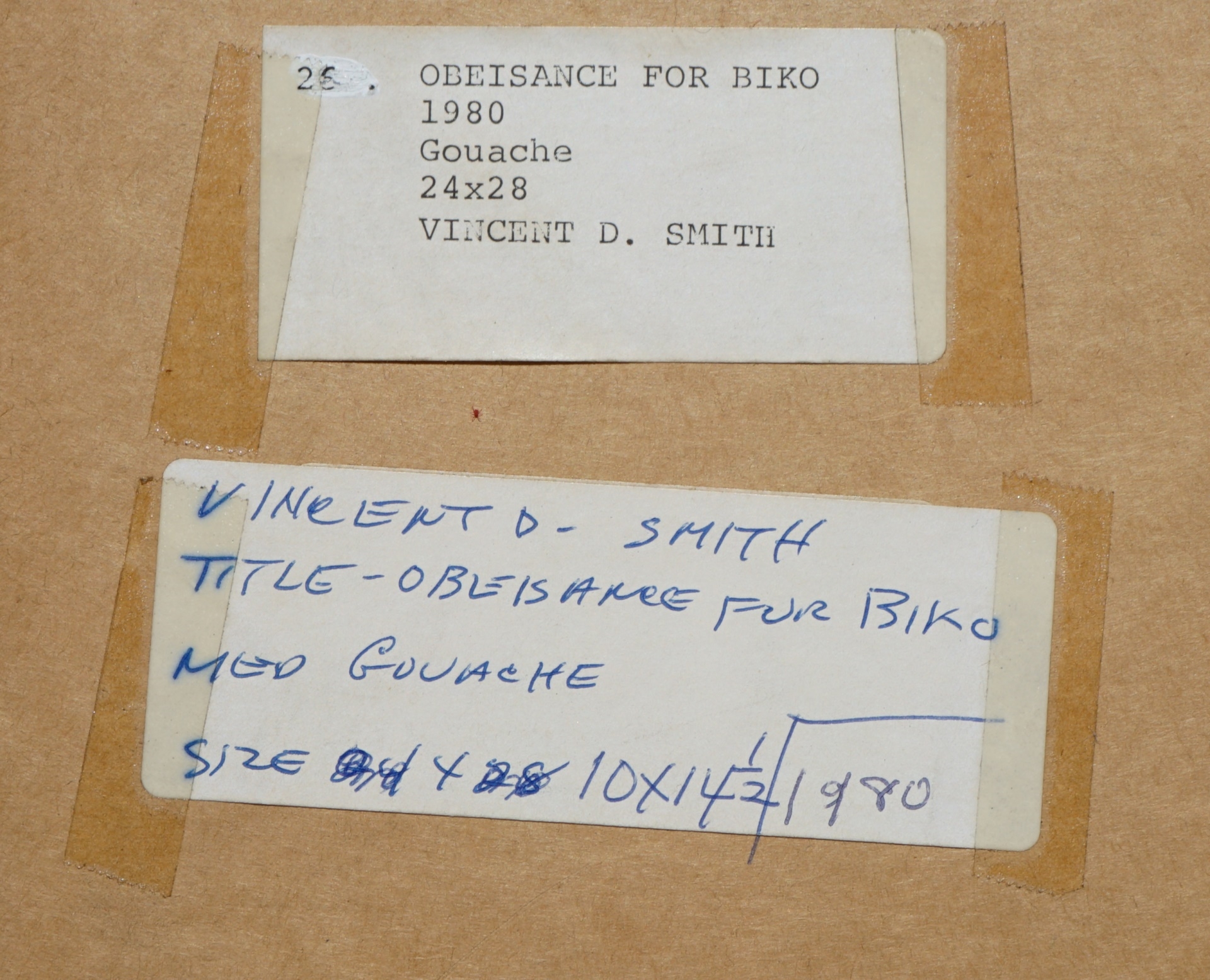 Vincent DaCosta Smith | 'Obeisance for Biko', 1980 (1929) | MutualArt