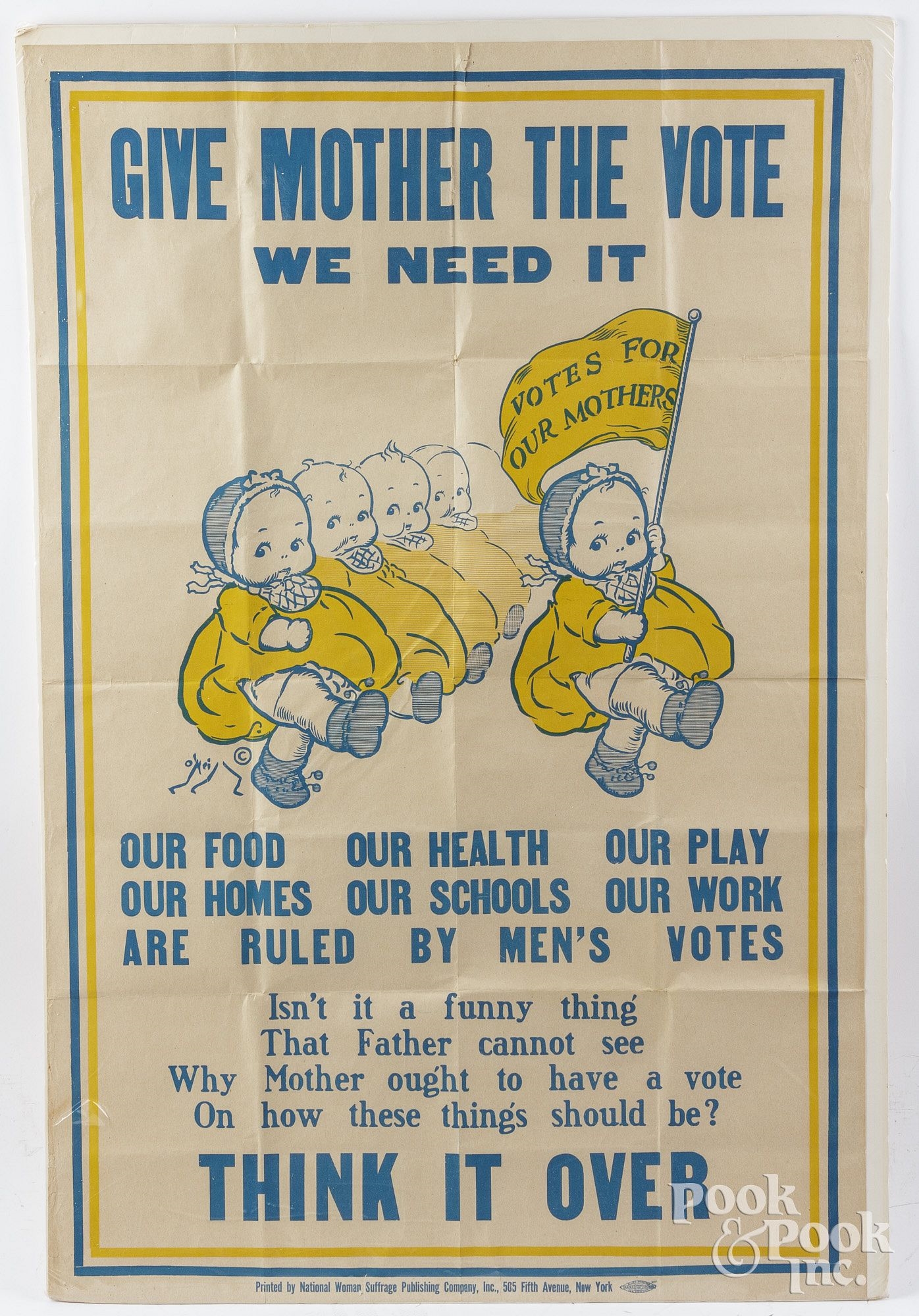 Rose O'Neill | Rare Women's Suffrage poster | MutualArt