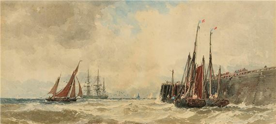 Edwin Hayes | Boats Coming Home | MutualArt