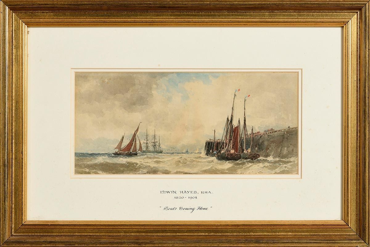 Edwin Hayes | Boats Coming Home | MutualArt