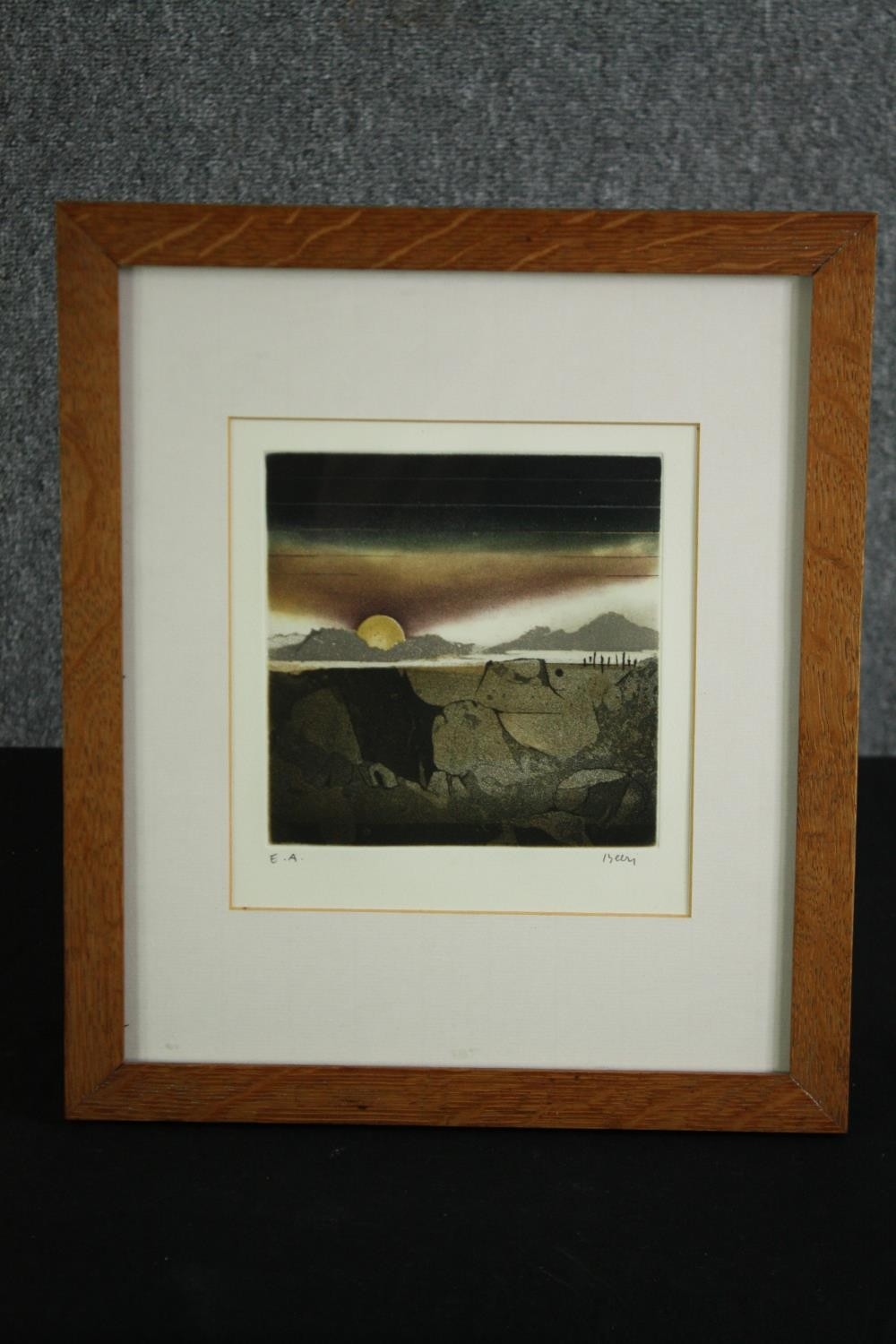 Tuvia Beeri | atmospheric rocky landscape (20th Century) | MutualArt