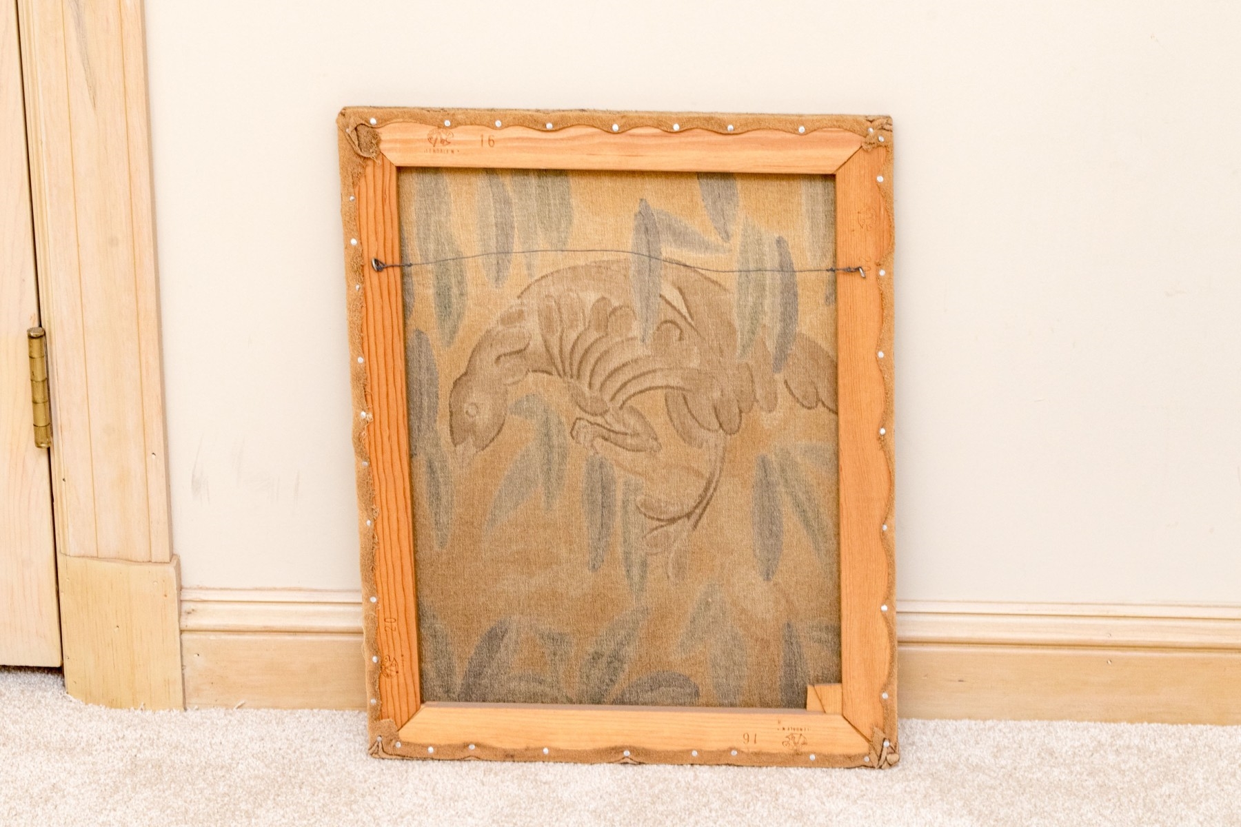 Raymond Duncan | 1874-1976) Watercolor Painting On Thin Fabric | MutualArt