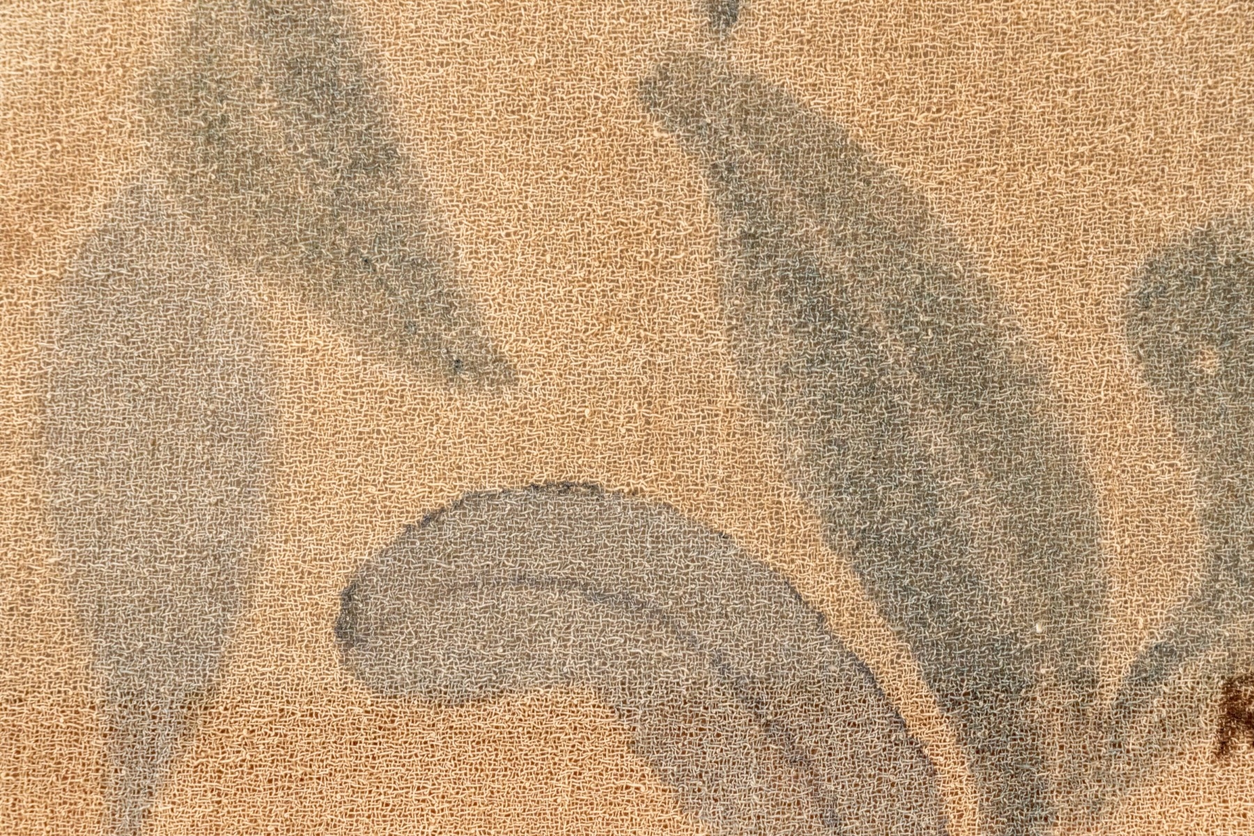 Raymond Duncan | 1874-1976) Watercolor Painting On Thin Fabric | MutualArt