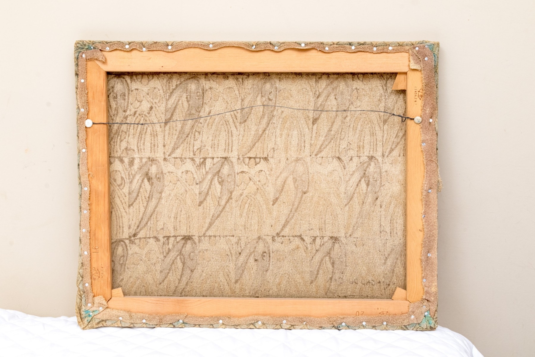 Raymond Duncan | 1874-1976) Watercolor Painting On Thin Fabric | MutualArt