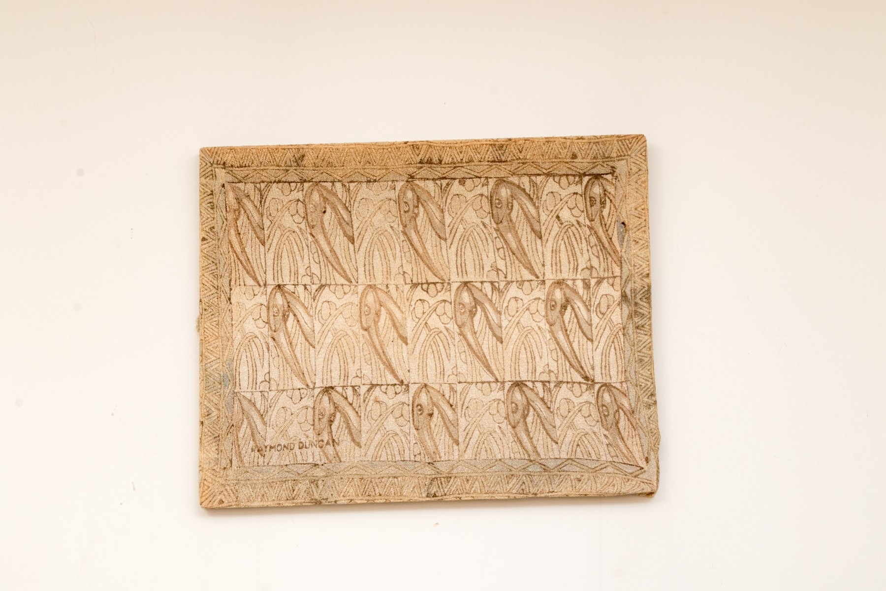 Raymond Duncan | 1874-1976) Watercolor Painting On Thin Fabric | MutualArt