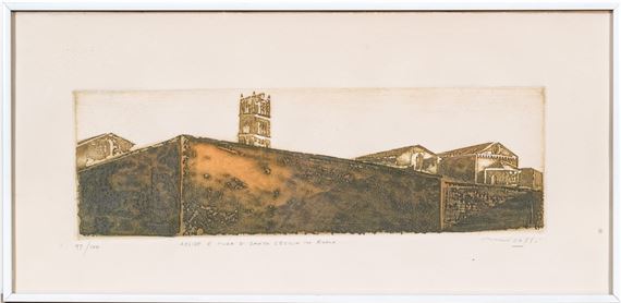 Mario Micossi | Abside E Mura Di Santa Cecilia Roma (Circa 1970 ...