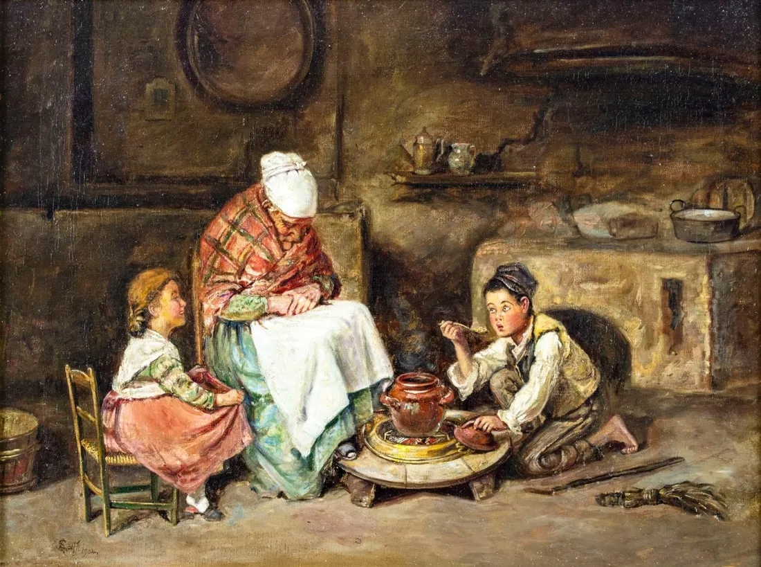 Federico Mazzotta | Stealing a Taste (1904) | MutualArt