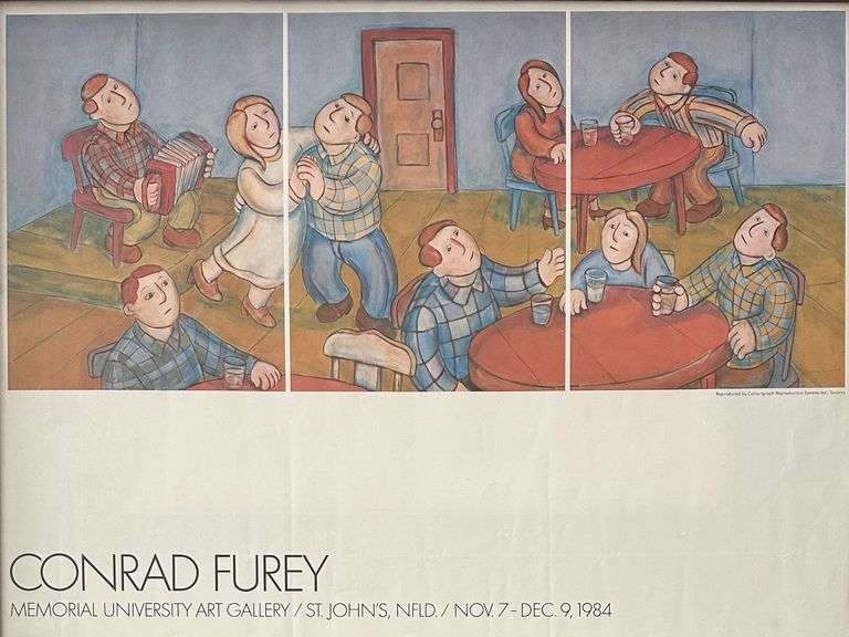 Conrad Furey | Show Poster (1984) | MutualArt