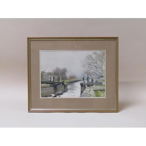 Harry Sheldon | Harry Sheldon - Mist by the locks | MutualArt