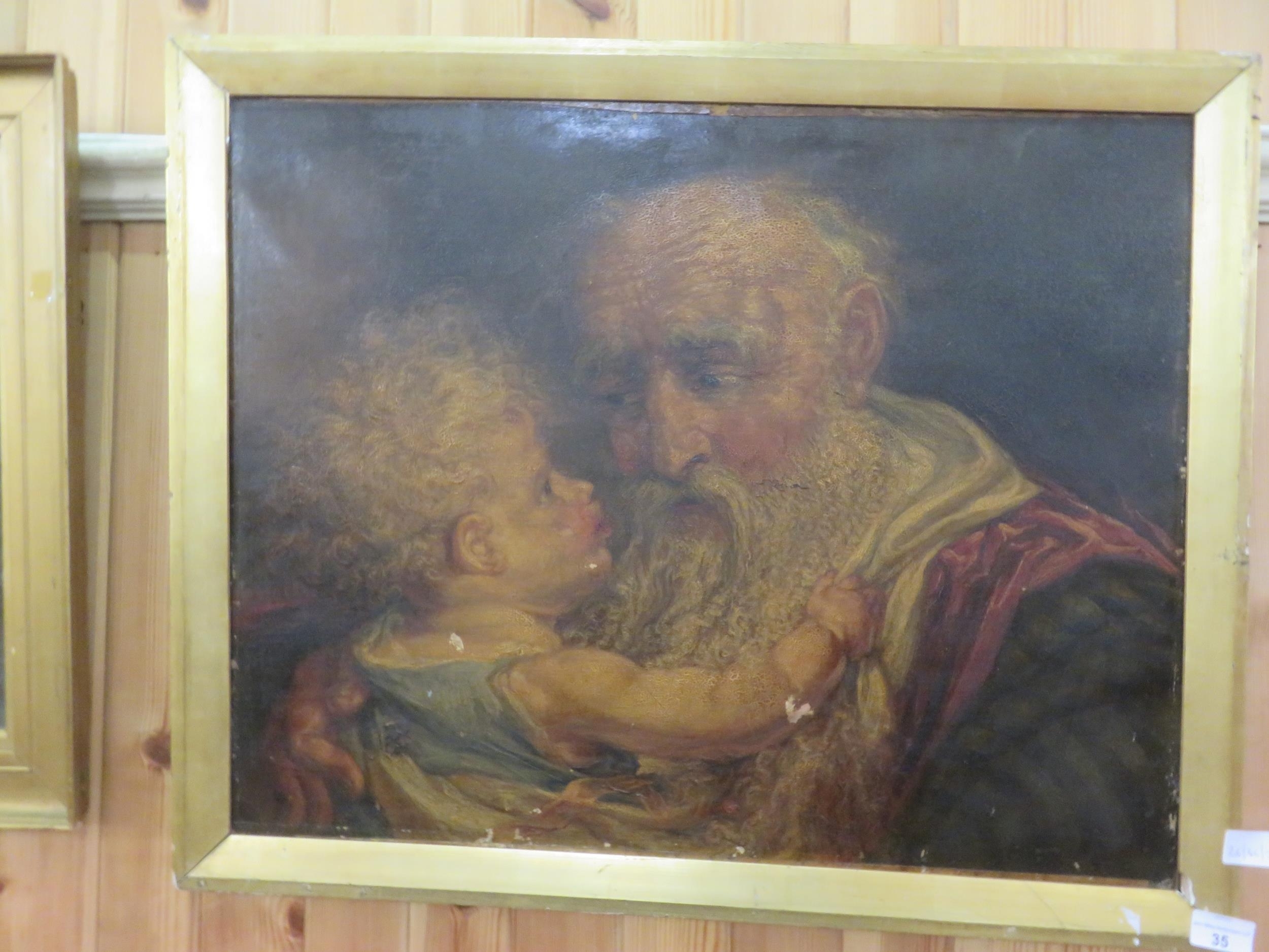 J. Gilbert | The Child and the Friar | MutualArt