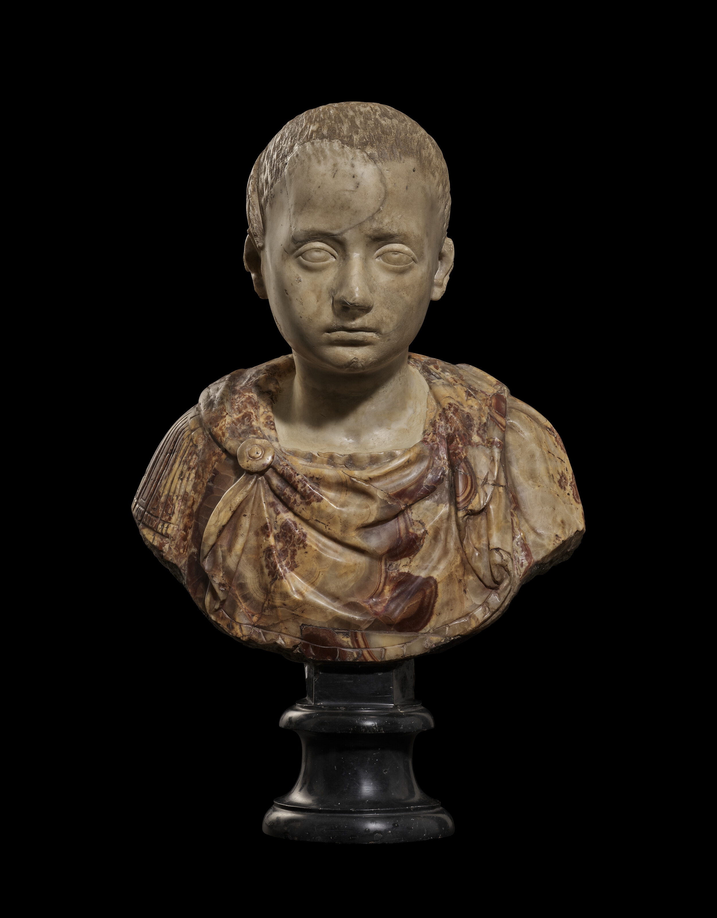Roman School 3rd Century | A ROMAN MARBLE POTRAIT HEAD OF A BOY AS ...