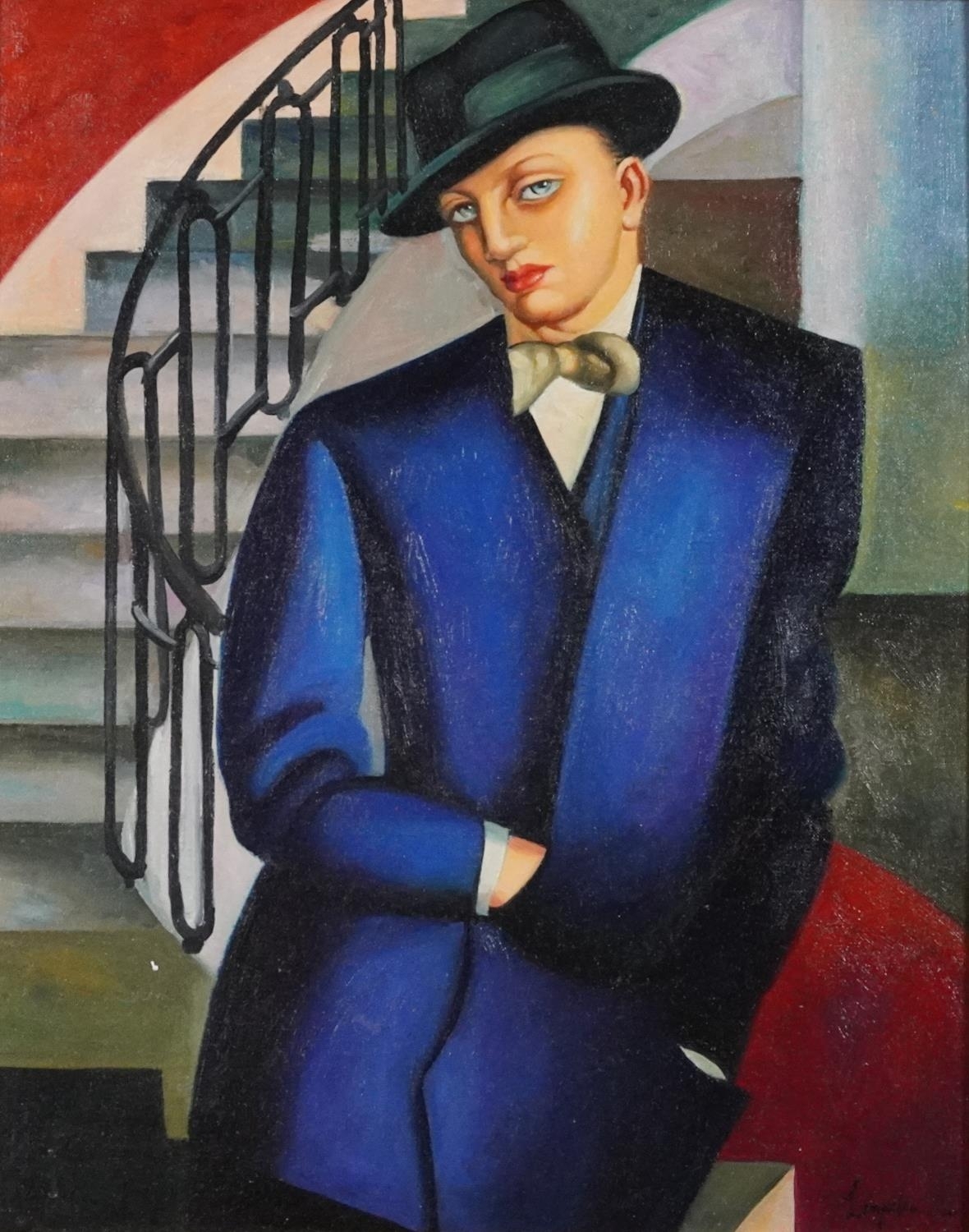 Tamara de Lempicka | Portrait de Mademoiselle Poum Rachou (1933 ...