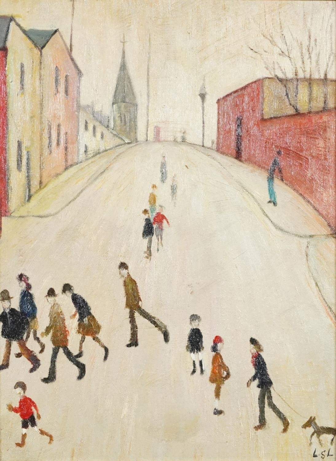 Laurence Stephen Lowry | Old Houses, Wick (1936) | MutualArt