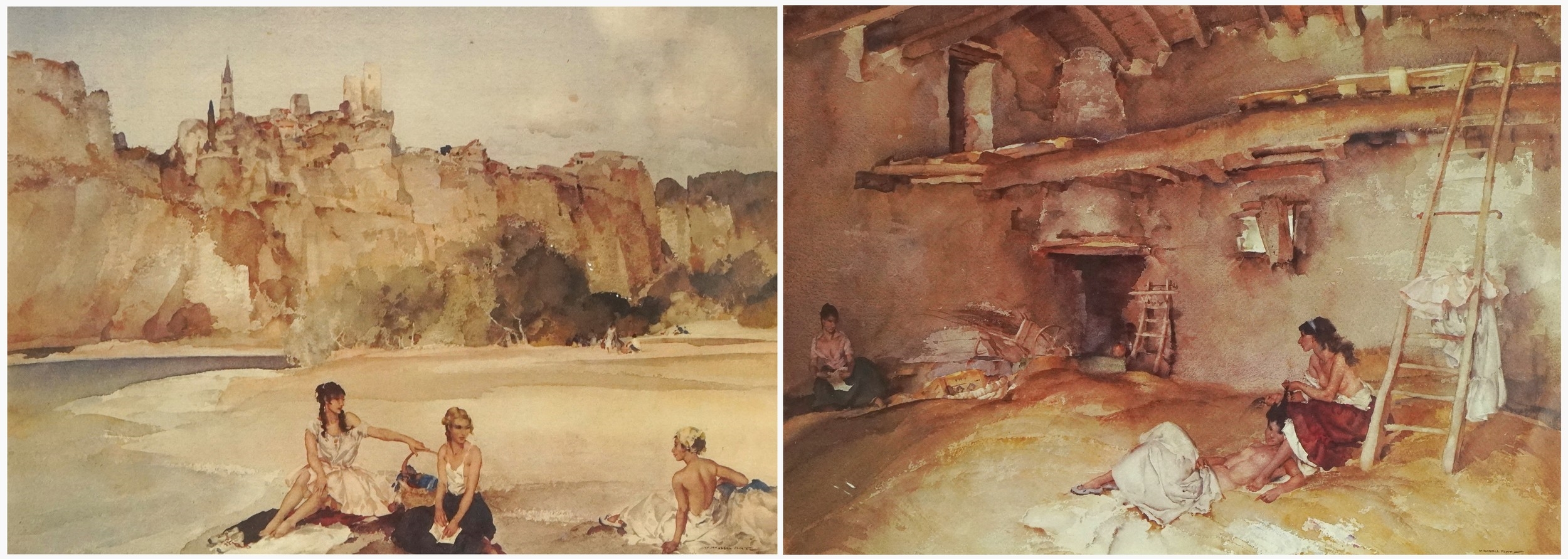 William Russell Flint | Bathers by the water's edge | MutualArt