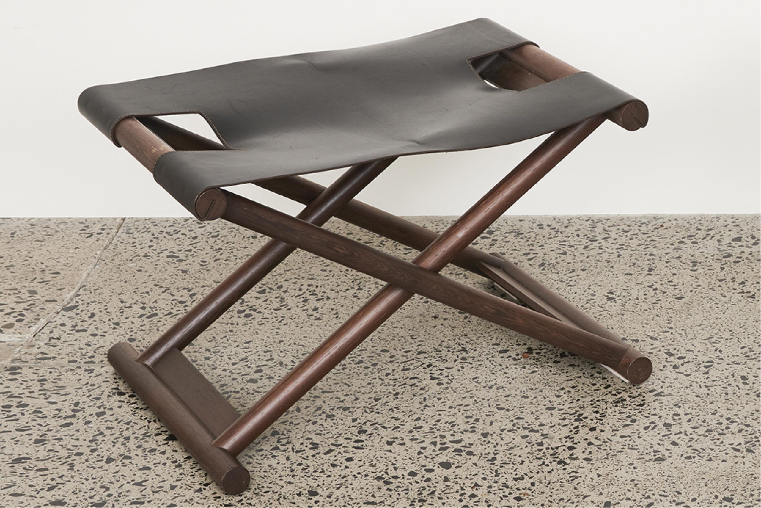 Christian Liaigre | Bazane Stool (1998) | MutualArt