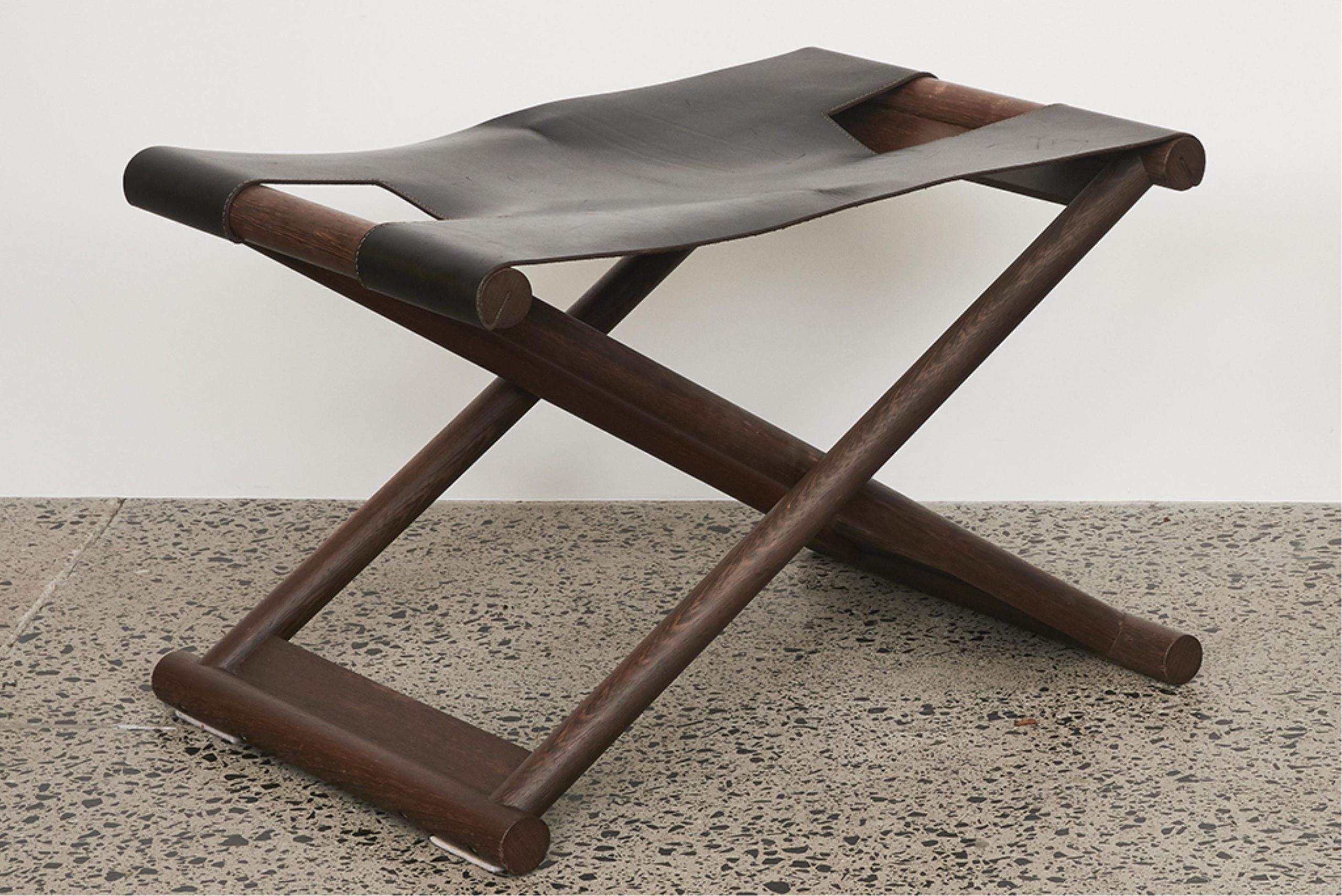 Christian Liaigre | Bazane Stool (1998) | MutualArt