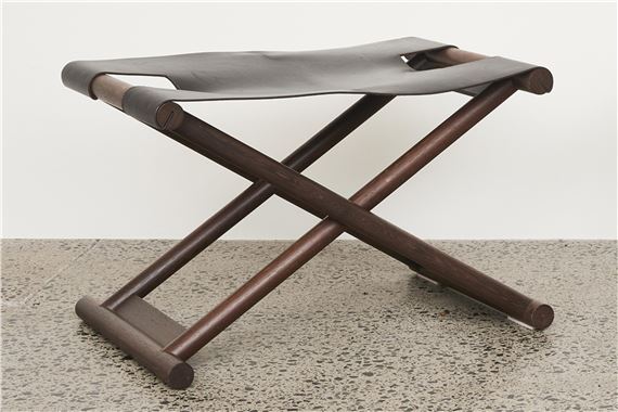 Christian Liaigre | Bazane Stool (1998) | MutualArt