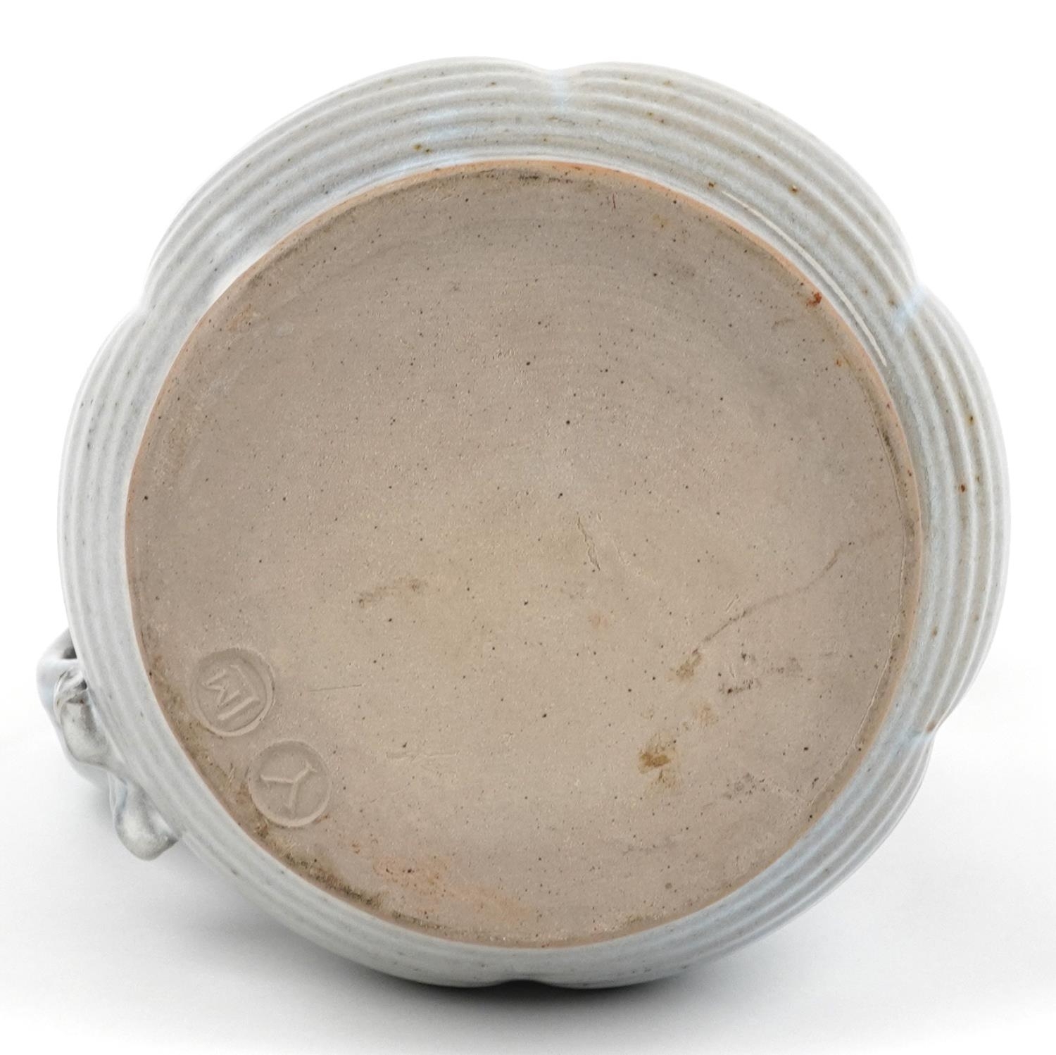 Michael Leach | large Yelland studio pottery jug having a mottled ...