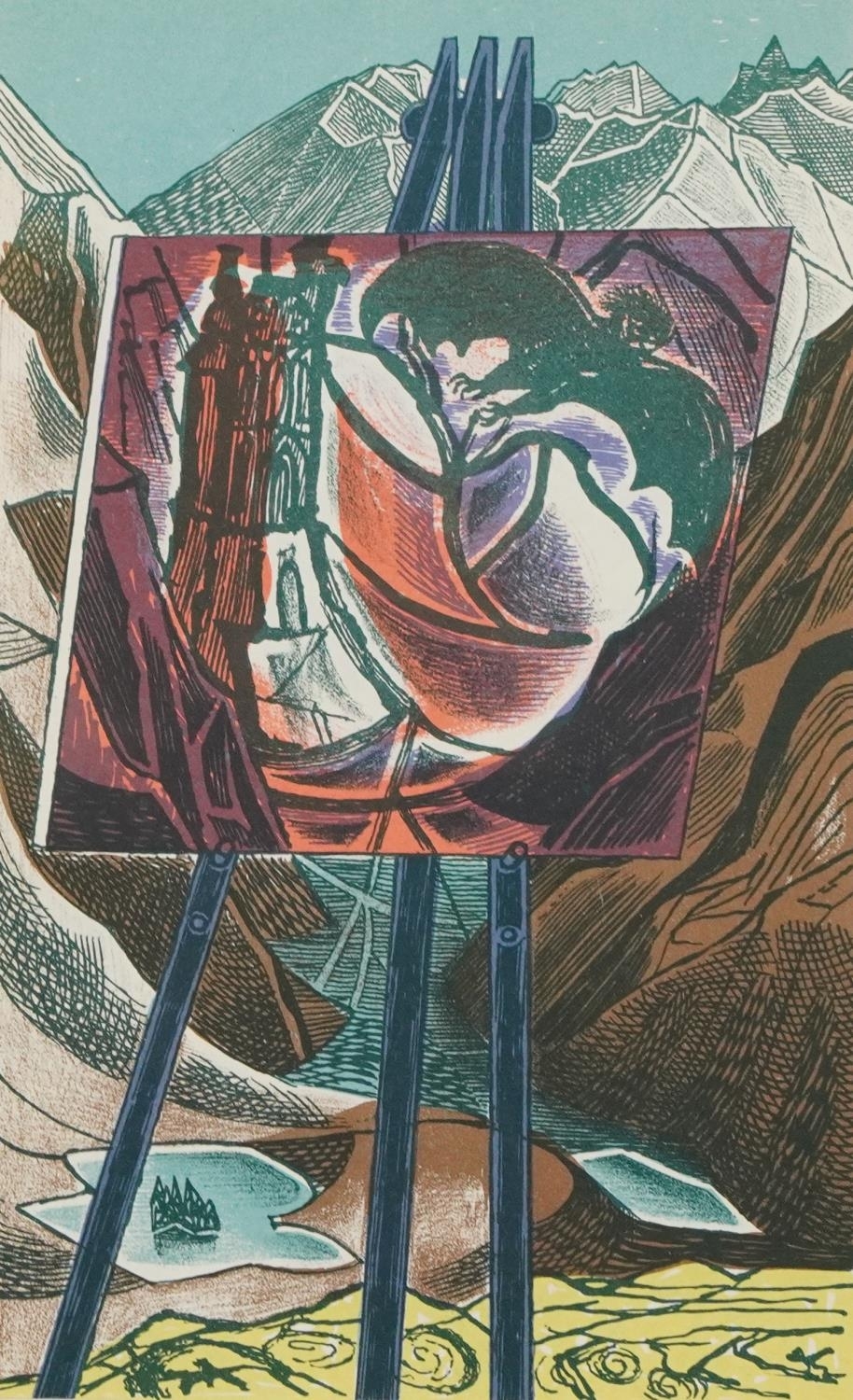 Edward Bawden | The London Stock Exchange (1961) | MutualArt