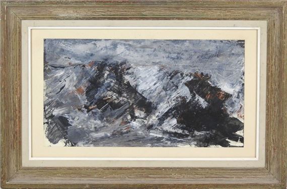 Stacha Halpern | Waves (1957) | MutualArt