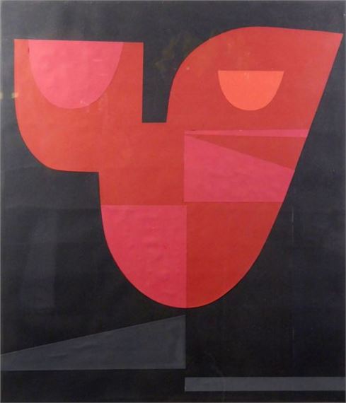 Edgard Pillet | Red and black composition | MutualArt
