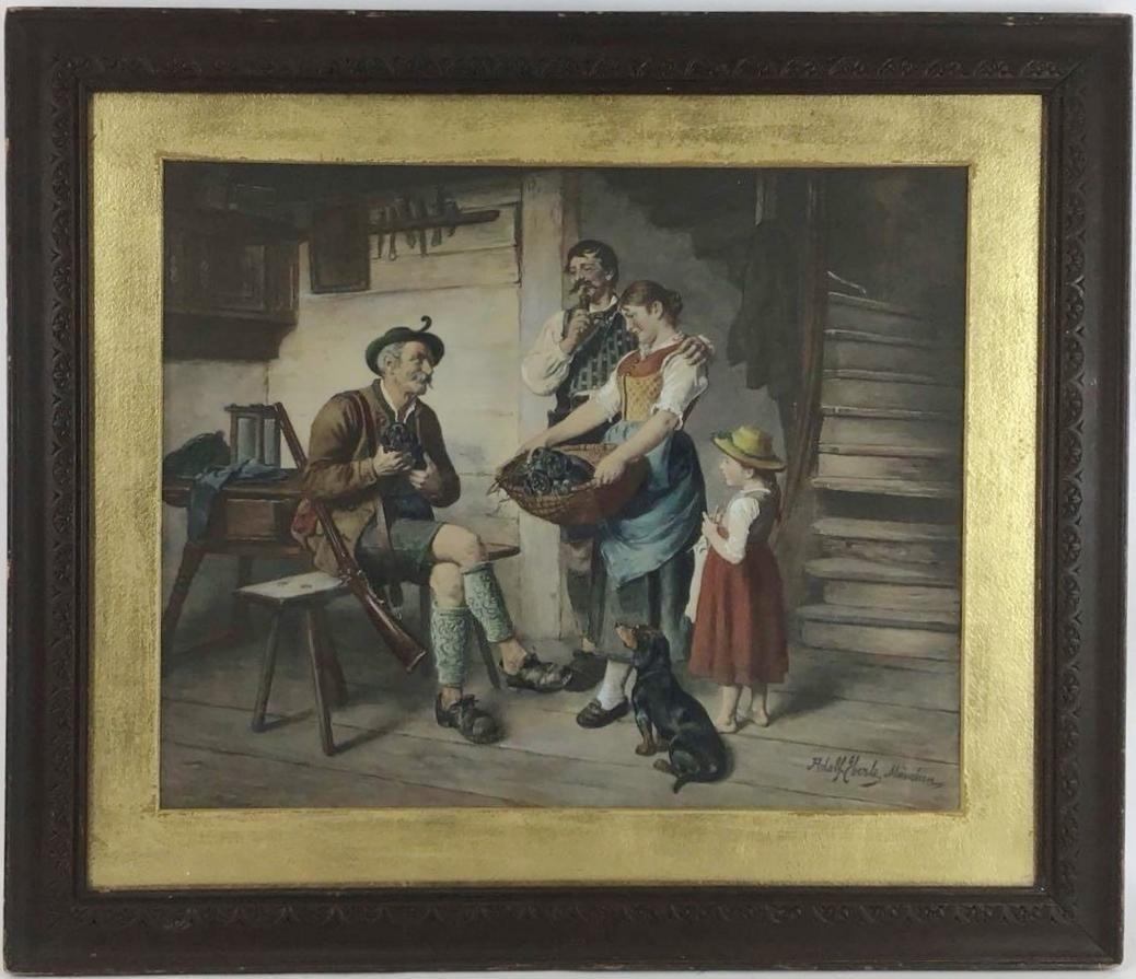 Adolf Eberle | A Surprising Visit | MutualArt