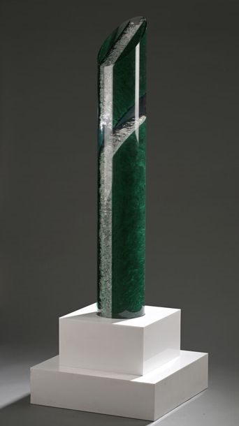 Jean-Claude Farhi | Totem Cylindrical cubic base | MutualArt