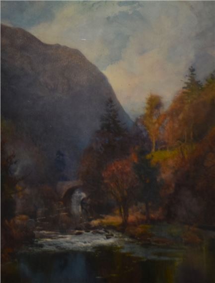 Samuel Towers | A river scene in autumn | MutualArt