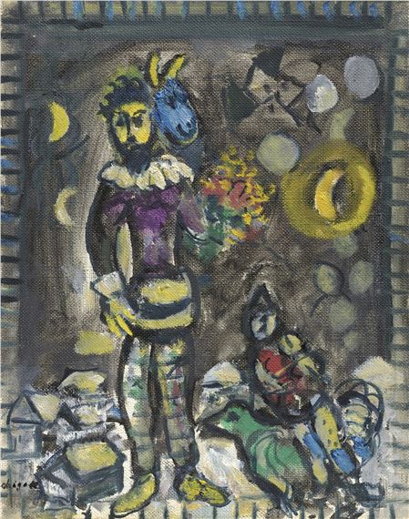 Marc Chagall | Personnage au corsage violet | MutualArt
