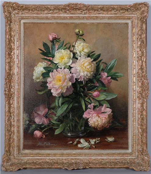 Albert Williams | Roses in a vase | MutualArt