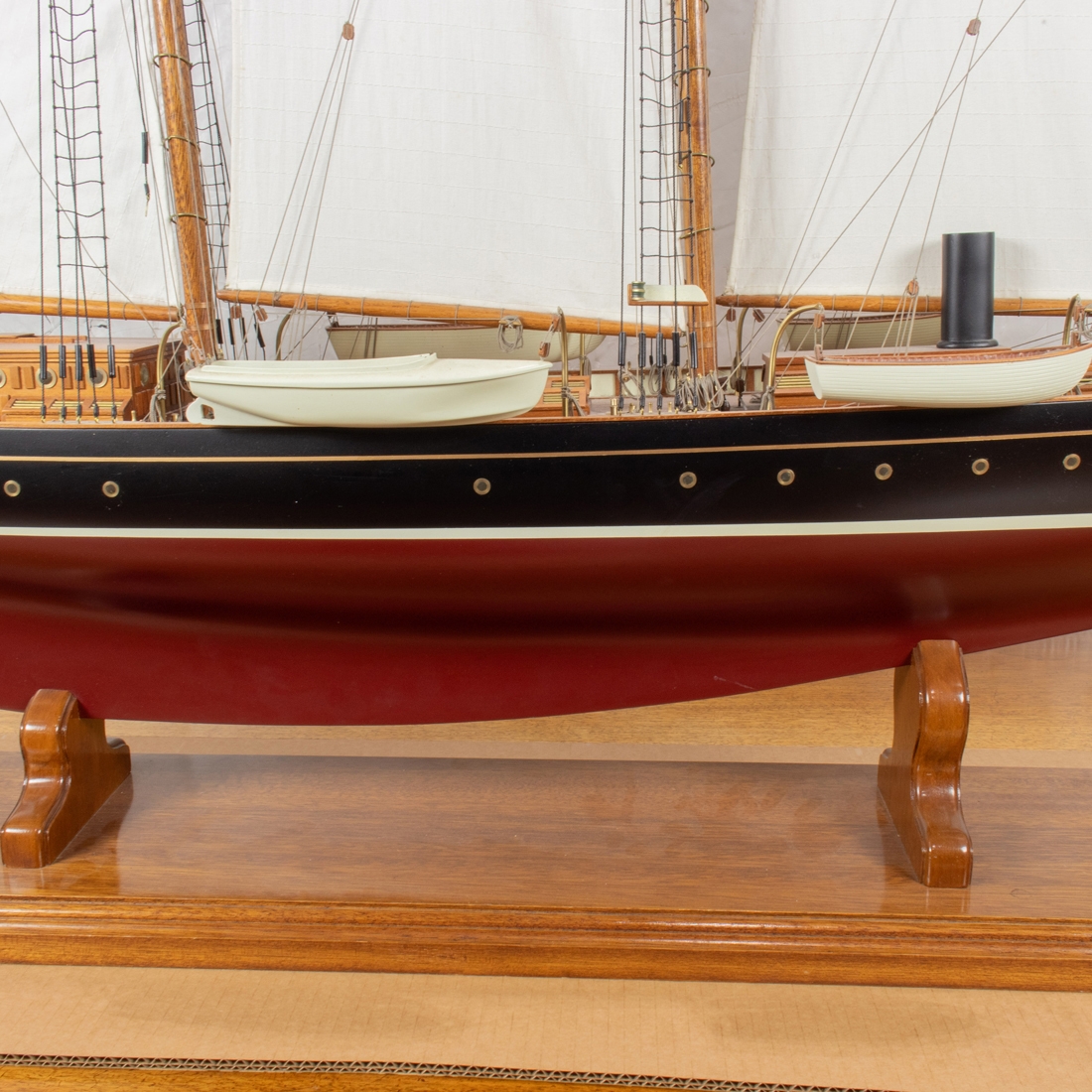William Gardner | A scale model of the schooner yacht Atlantic, second ...
