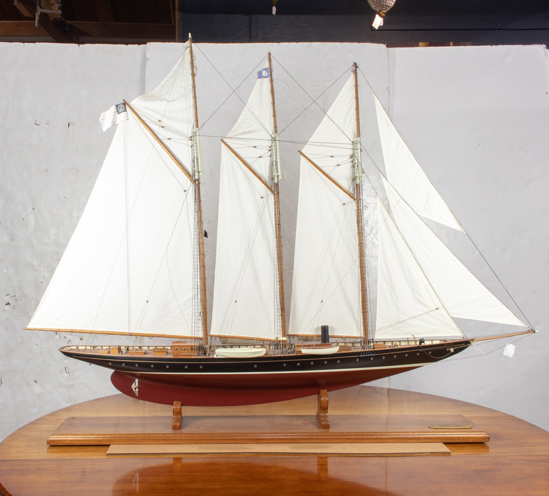 William Gardner | A scale model of the schooner yacht Atlantic, second ...