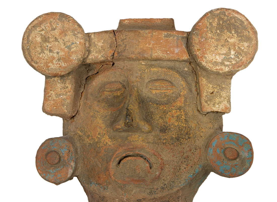 Mexican School | A Pre Columbian Mexican Mixtec female Xantil pottery ...