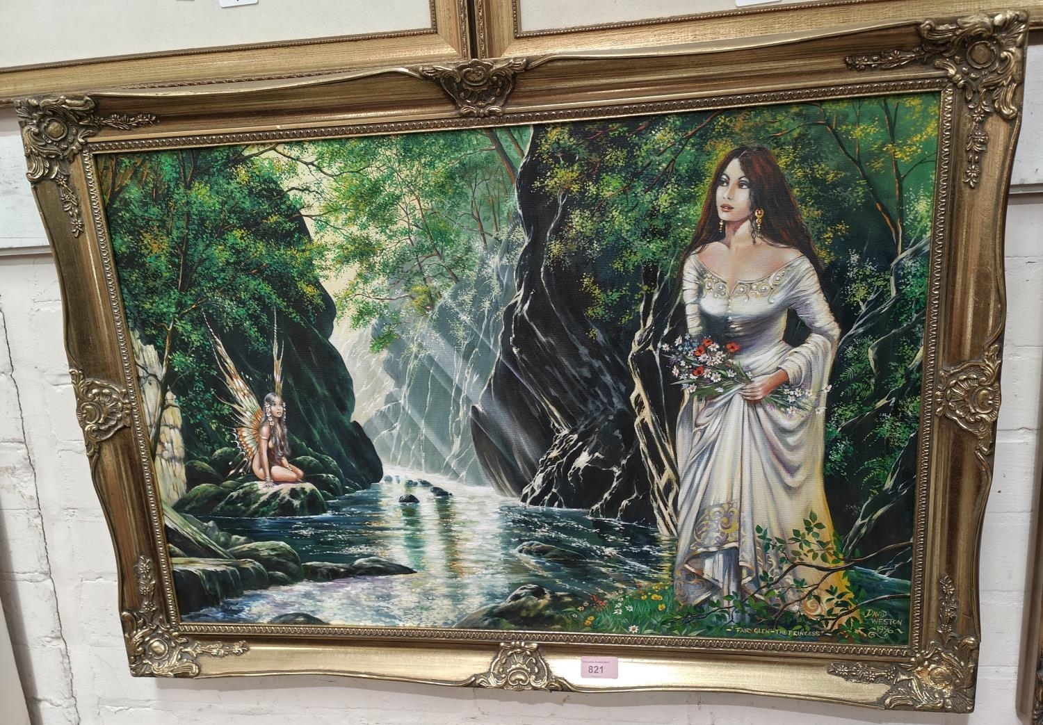 David Weston | David Weston: Fairy Glen-the Princess on artist board ...